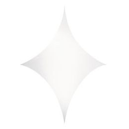 Wentex Stretch Shape Diamond 375 x 250cm - Weiss