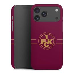 DeinDesign iPhone 17 Pro Max Handy Premium Case Smartphone Handyh&uuml;lle Schutzh&uuml;lle gl&auml;nzend 1. Fc Kaiserslautern Official Licensed Product 125 Jahre Premium Case