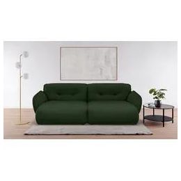 Big-Sofa BETYPE "Be Fluffy moderner Love Seat, XXL Sofa, Lese-Sessel, Mega Sofa", gr&uuml;n (dunkelgr&uuml;n), B:285cm H:87cm T:184cm, 100% Polyester, Sofas, Big-Sofa, Softes Sitzgef&uuml;hl, moderne Kedernaht, hochwertiger Bezug