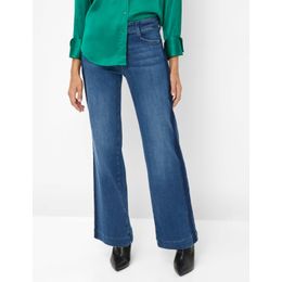 Brax Damen Five-Pocket-Hose Style MAINE USED LIGHT BLUE, denim hellblau, Gr. 34