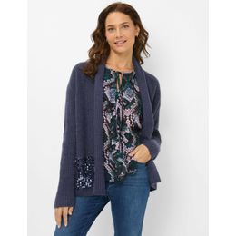 Brax Damen Strickjacke Style ALICIA midnight blue, dunkelblau, Gr. 34