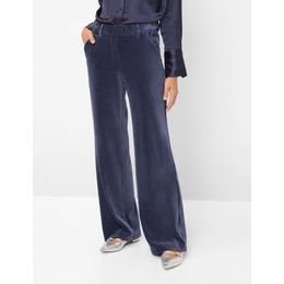 Brax Damen Cordhose Style MAINE MIDNIGHT BLUE, dunkelblau, Gr. 40