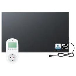 Bringer® Infrarotheizung - 600 (BRIH600) / BRTT: Steck-Thermostat programmierbar / Schwarz