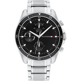 Tommy Hilfiger Uhr Herren Größe One Size schwarz / silber
