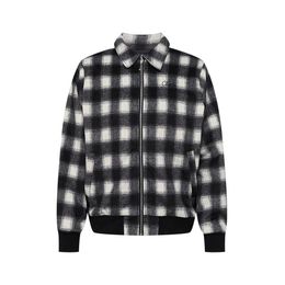 Cleptomanicx Between-Season Jacket 'Checker' male White size XL