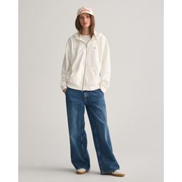 Gant Zip-Up Hoodie female White size L