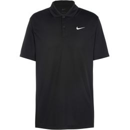 Nike Court Df Tennis Polo Herren - schwarz - Gr. XL - Polyester