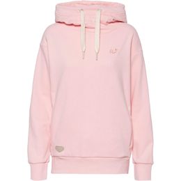 Ragwear Yodis Hoodie Damen - rosa - Gr. L - Baumwolle/Polyester