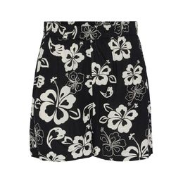 Pieces Shorts 'ALOHA' Damen Größe 40 schwarz / weiß