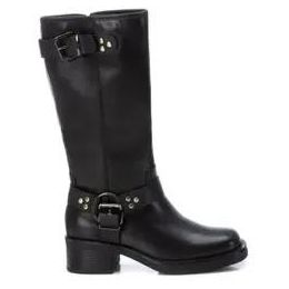Xti f&uuml;r Damen. 14299701-NEGRO Damen Stiefel 142997 schwarz (39), Wohnung, Rei&szlig;verschluss, L&auml;ssig