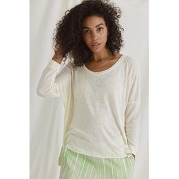 Cotton Candy Longsleeve "H&uuml;zun" in Creme - 60% | Gr&ouml;&szlig;e L | Damen-tops