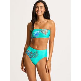 Seafolly Bikini-Hose in Türkis - 64% | Größe L | Damen-bademode