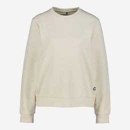 Cremefarbenes Sweatshirt mit Cut-Out