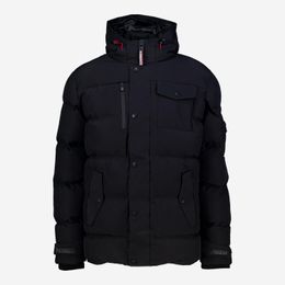 Geographical Norway Schwarze Aldesto Jacke mit Kapuze