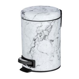 Wenko Kosmetikeimer 'Onyx' edelstahlfarben 17 x 25 x 22,5 cm 3 l
