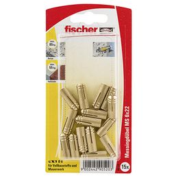 Fischer Fischer Messingd&uuml;bel MS 6 x 22 15 St&uuml;ck
