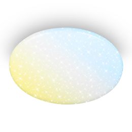 Brilo LED-Wand- und Deckenleuchte 'Verb' wei&szlig; &Oslash; 56 x 8,5 cm