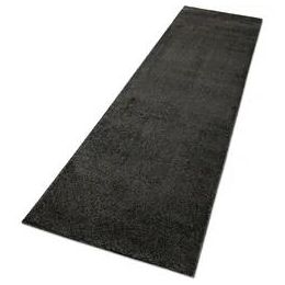 Hochflor-Teppich OTTO HOME "Yvaine, auch als L&auml;ufer erh&auml;ltlich", grau, B:80cm H:25mm L:230cm, Polyester, Teppiche, Langflor, Shaggy, dichter weicher Hochflor, meliert, Wohnzimmer