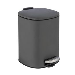 Wenko Kosmetikeimer 'Alassio' grau 20,5 x 27 x 24,5 cm 5 l