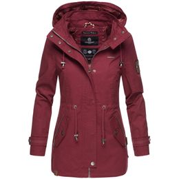 Marikoo Damen Moderner Outdoorjacke &Uuml;bergangsparka aus Baumwolle mit Kapuze Nyokoo