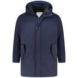 Große Größen Tribeca Gewachster Parka, wasserabweisend Farbe dunkelblau Größe: 4XL