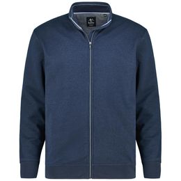 Gro&szlig;e Gr&ouml;&szlig;en Hajo Sweatjacke mit Stretch Farbe marine Gr&ouml;&szlig;e: 6XL