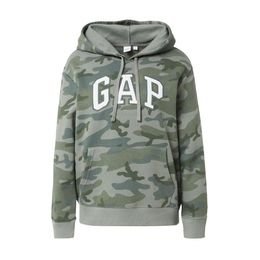 GAP Sweatshirt 'HERITAGE' Damen Gr&ouml;&szlig;e XXL grau / petrol / dunkelgr&uuml;n / wei&szlig;