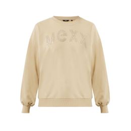 Mexx Sweatshirt 'Oleander' female Beige size XS