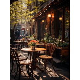 Pro Art Glasbild LITTLE STREET CAFE II