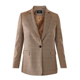 Mexx Blazer Damen Gr&ouml;&szlig;e 38 beige / dunkelbeige / schwarz