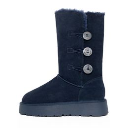 Gooce Boots 'CORNICE' Damen Gr&ouml;&szlig;e 36 navy Winterschuhe