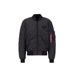Alpha Industries Jacke 'MA-1' Herren Größe L rot / schwarz / weiß
