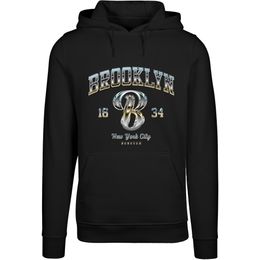 Mister Tee Sweatshirt 'BRKLN' Herren Gr&ouml;&szlig;e 5XL hellblau / hellgelb / schwarz