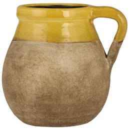 IB Laursen Keramik Vase mit Henkel naturfarbig Avignon IB Laursen Online Shop