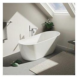 Duravit DuraFaro Badewanne 700567000000000 170x75cm, freistehend, weiß, Oval