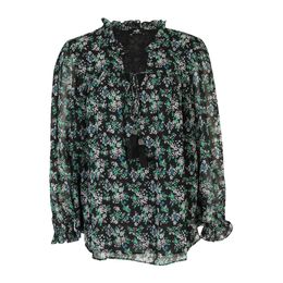 Wallis Petite Wallis Bluse 'Ditsy' Damen Gr&ouml;&szlig;e XL blau / gr&uuml;n / rosa / schwarz