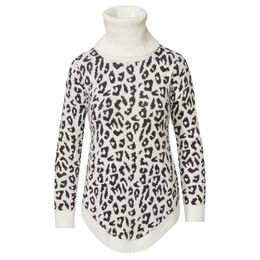 Koroshi Pullover Damen Gr&ouml;&szlig;e S schwarz / offwhite