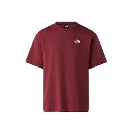 The North Face T-Shirt 'M MOUNTAIN SKETCH SS TEE RELAXED' Herren Gr&ouml;&szlig;e L bordeaux