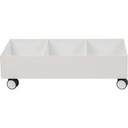 PAPERFLOW Fahrwagen f&uuml;r Wertstoffsammler, f&uuml;r 3 Beh&auml;lter, wei&szlig;