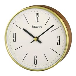 Tischuhr Seiko, braun, Tischuhren, Quarzuhr, Wohnzimmer, Esszimmer, Arbeitszimmer, Büro