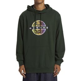Hoodie DC Shoes "Core", Herren, Gr. M, grün (mountain view), 55% Baumwolle, 25% Baumwolle, 20% Polyester, Sweatshirts