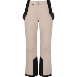Skihose WHISTLER "Drizzle", Mädchen, Gr. 128, EURO-Größen, sand, 100% Polyester, mehrfarbig, lang, Hosen, mit Hosenträgern und wasserfester Eigenschaft