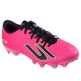 Skechers Herren Fu&szlig;ballschuh "GOLD FG, Go Soccer Mens, Skechers Skx_2 Academy Fg", Gr. 45pkbk pink, Lederimitat, Schuhe, Sportschuh, Naturrasenschuh