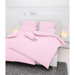 Kissenbezug Janine "PIANO 0125 31 80x80", rosa (hellrosa), B:15cm L:40cm, Mako-Soft-Seersucker, Seersucker, Kissenbez&uuml;ge, Kissenbezug, mit Rei&szlig;verschluss