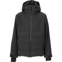Skijacke WHISTLER "Lakeland Jr.", Herren, Gr. 116, grün, 100% Polyester, unifarben, normal, ohne Ausschnitt, Jacken, mit 10.000 mm Wassersäule