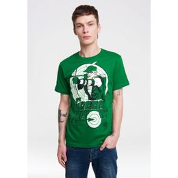 T-Shirt logoshirt "Green Arrow", Herren, Gr. XL, grün, 100% Baumwolle, bedruckt, normal, Rundhals, Shirts, mit coolem Print