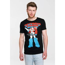 T-Shirt logoshirt "Transformers - Oprimus Prime - One Shall Stand", Herren, Gr. L, schwarz, 100% Baumwolle, bedruckt, normal, Rundhals, Shirts, mit Optimus Prime-Print