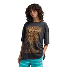 T-Shirt Billabong "Right Place Right Time", Damen, Gr. M, schwarz (off schwarz), 100% Baumwolle, Shirts