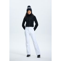 Skihose Icepeak "Icepeak ENTIAT", Damen, Gr. 46, N-Gr, optic wei&szlig;, Obermaterial: 95% Polyester, 5% Elasthan. Futter: 100% Polyamid, Hosen Skihose