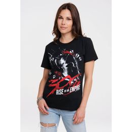 T-Shirt logoshirt "300 &ndash; Rise of an Empire", Damen, Gr. L, schwarz, 100% Baumwolle, bedruckt, normal, Rundhals, Shirts T-Shirt, mit lizenziertem Print